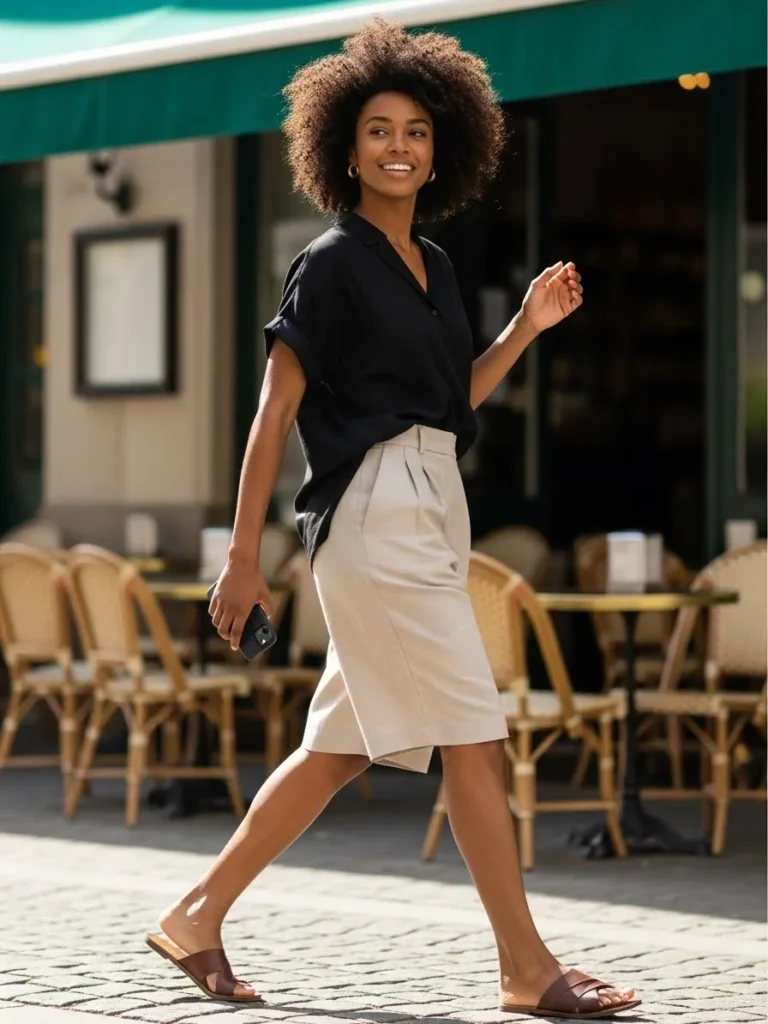 21 Shorts Outfits for Black Women That Keep Things Cool and Cute