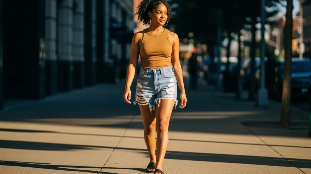 21 Shorts Outfits for Black Women That Keep Things Cool and Cute