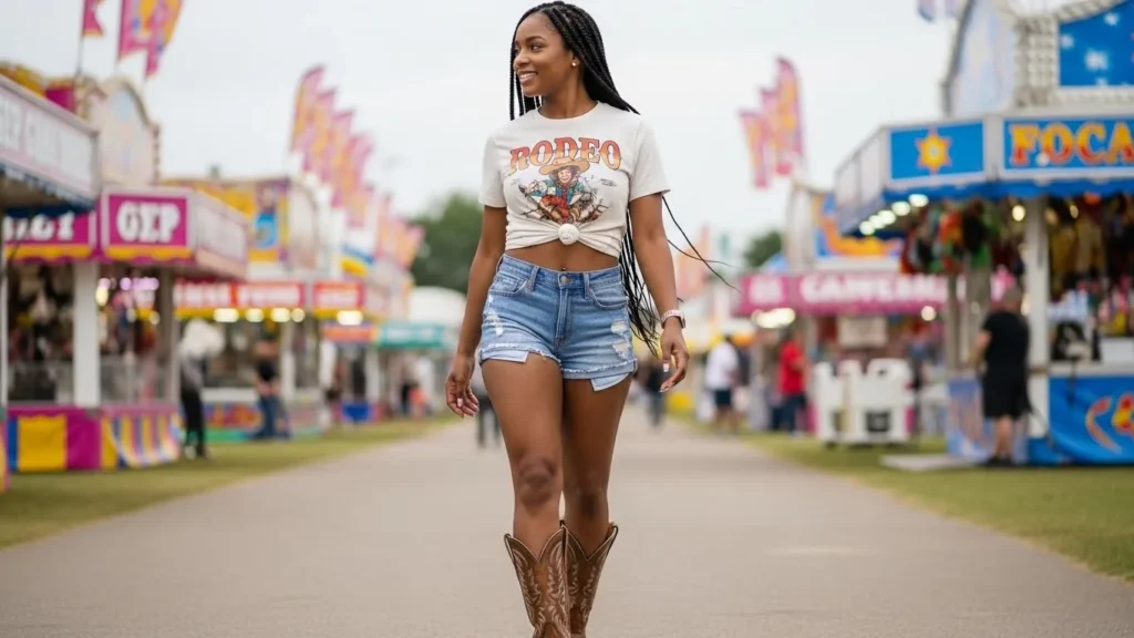 23 Rodeo Outfits for Black Women That Blend Country and Chic