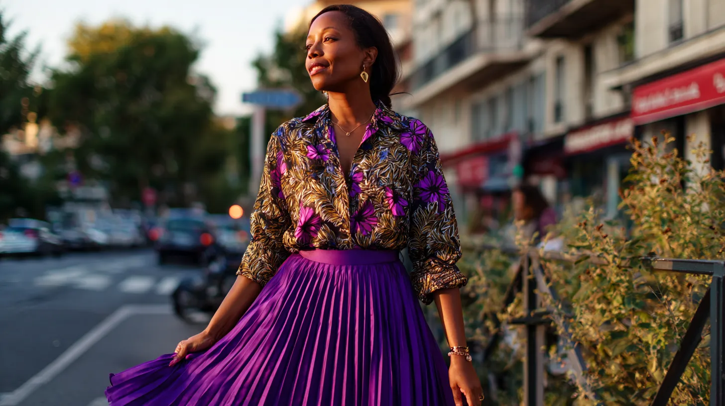 20 Rich Purple Dinner Outfits for Black Women With Statement Color