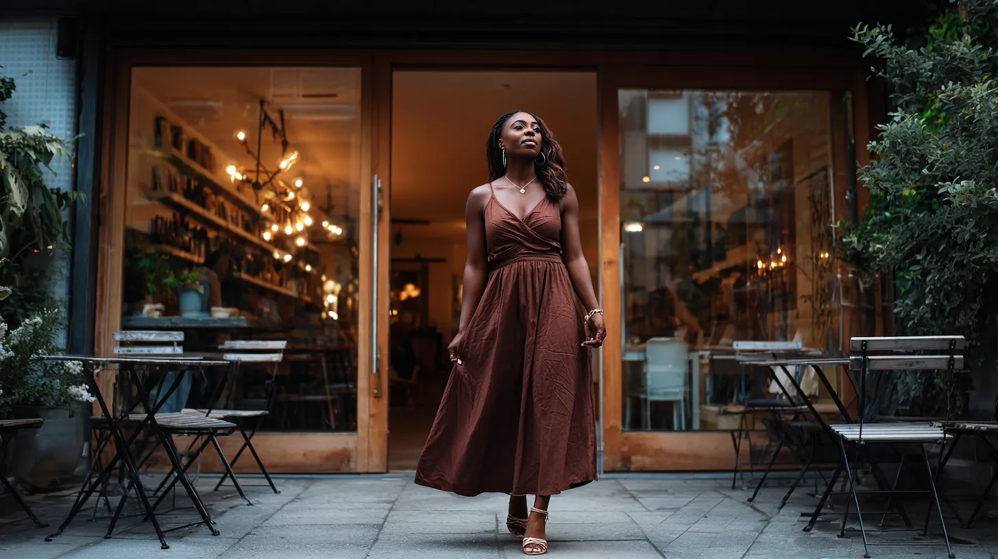 18 Warm Brown Dinner Outfits for Black Women With Rich Neutral Tones