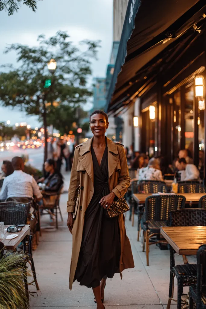 18 Warm Brown Dinner Outfits for Black Women With Rich Neutral Tones